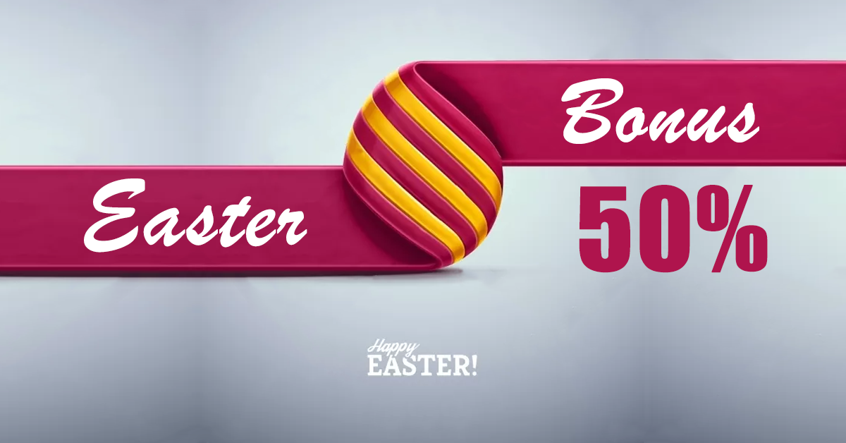 Easter Promotion 100% Deposit Bonus - TRESORFX